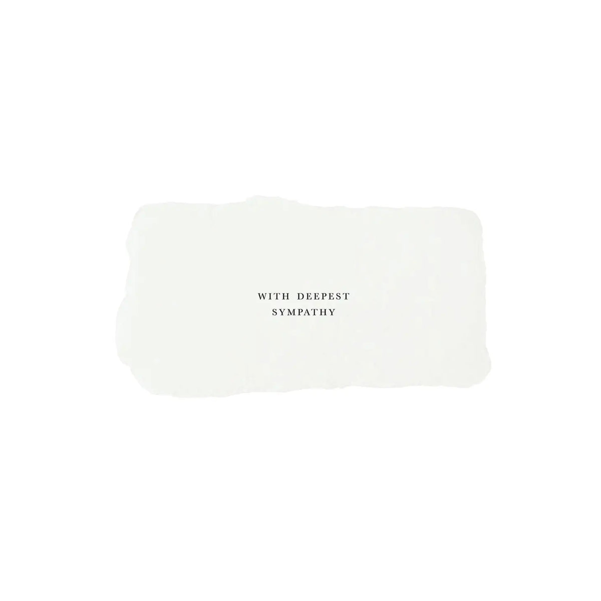 Our Deepest Sympathy - Mini Note Card – Bloomed Roots