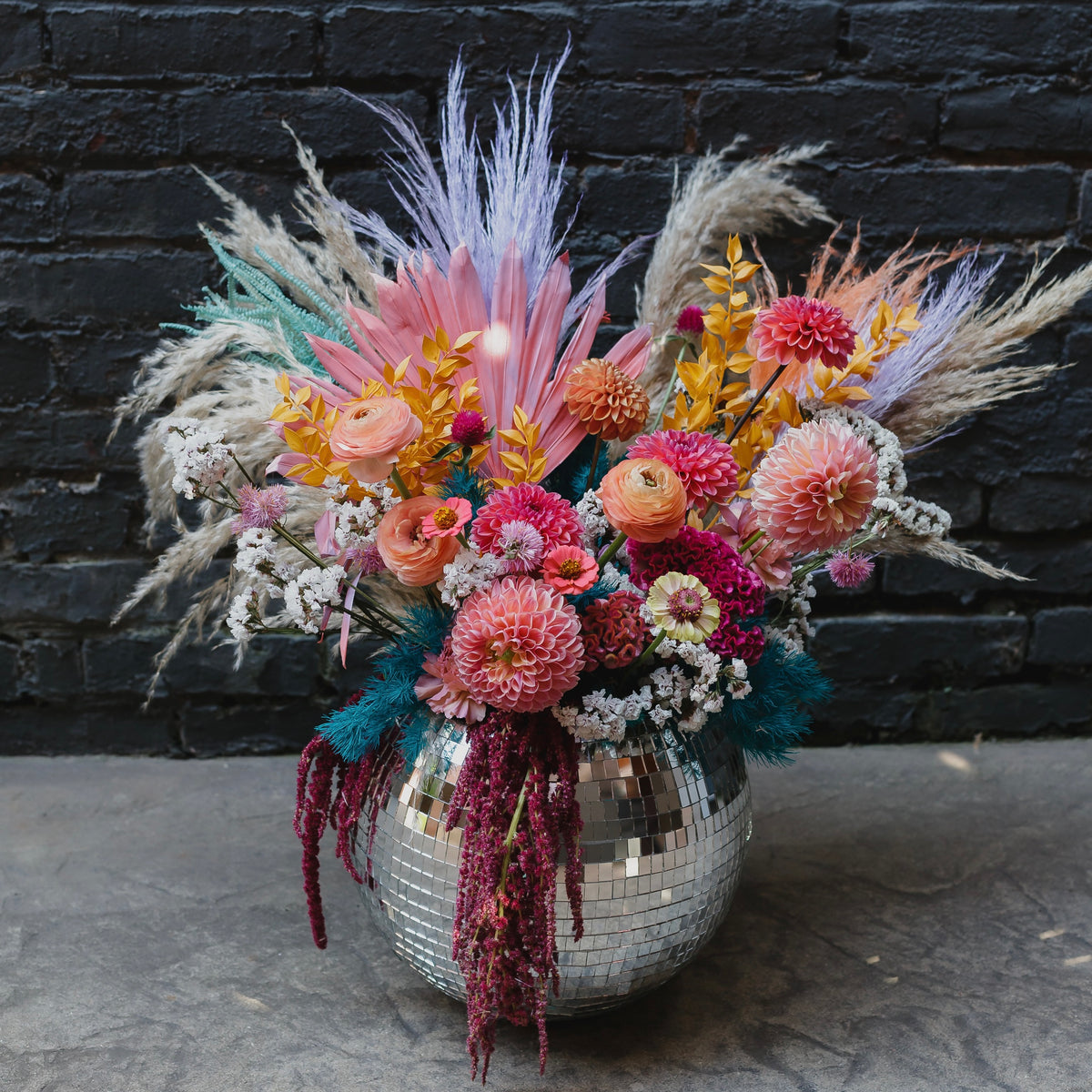 Disco Floral Arrangement – Bloomed Roots